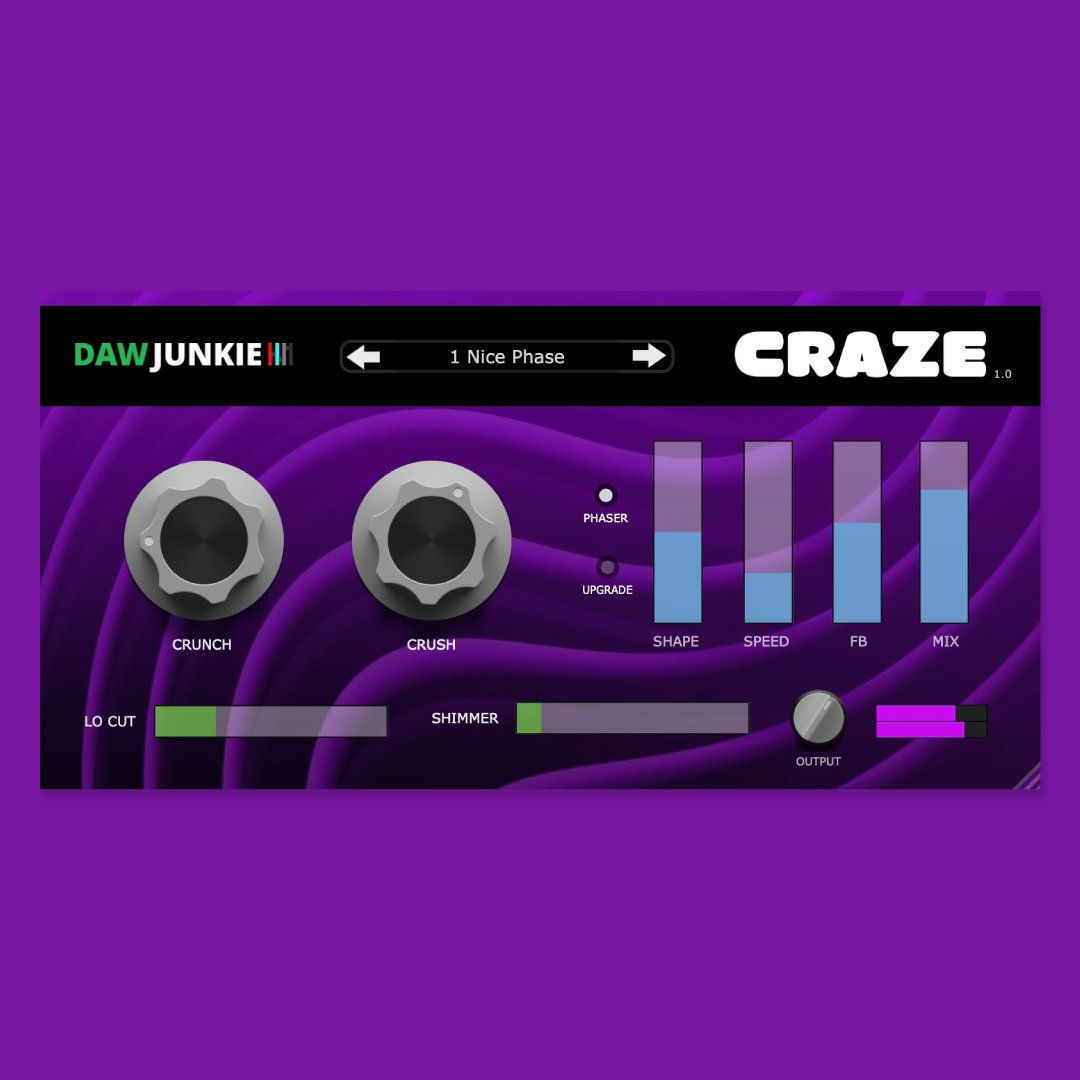 Craze plugin by DAWJunkie download | MuseHub